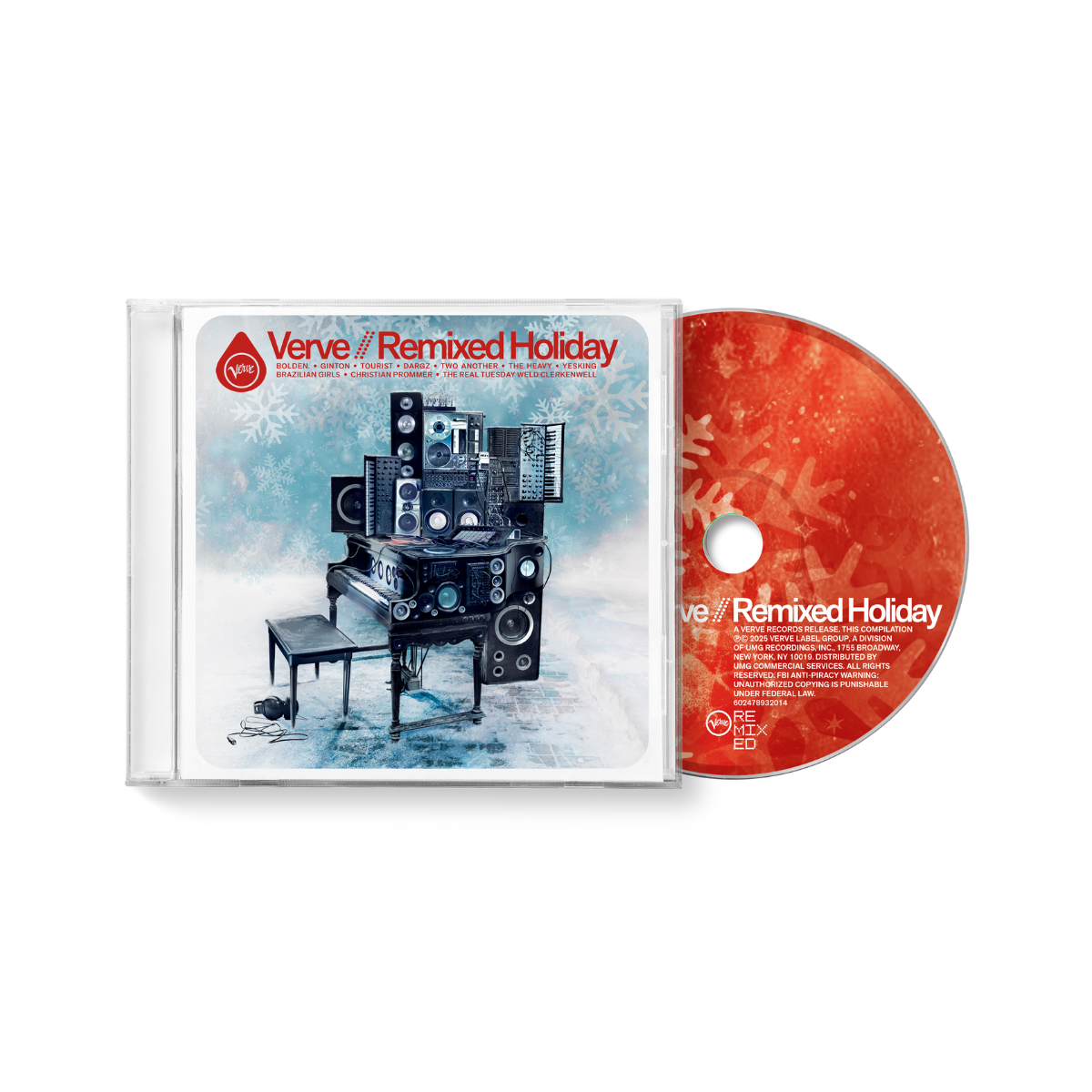 Verve // Remixed Holiday - CD - Everything Jazz UK